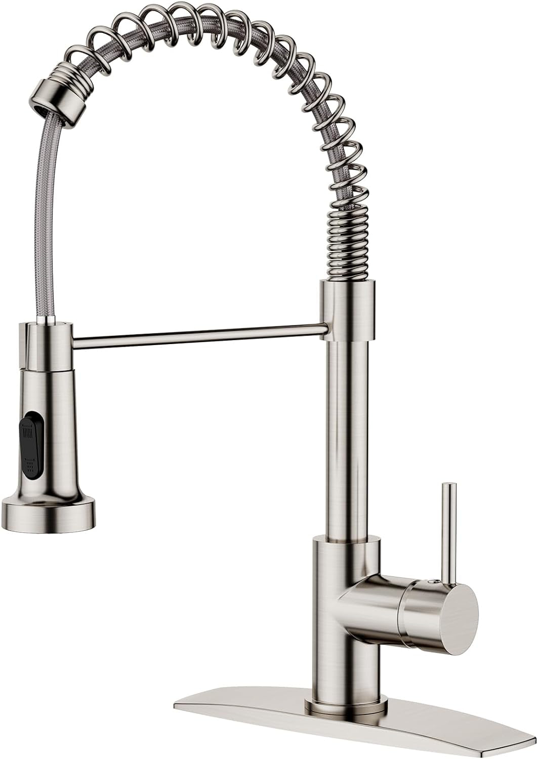 FORIOUS Kitchen Faucet with Pull Down Sprayer 1 or 3 Hole for Farmhous ...