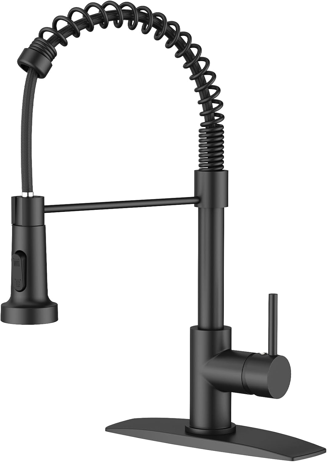 FORIOUS Kitchen Faucet with Pull Down Sprayer 1 or 3 Hole for Farmhous ...